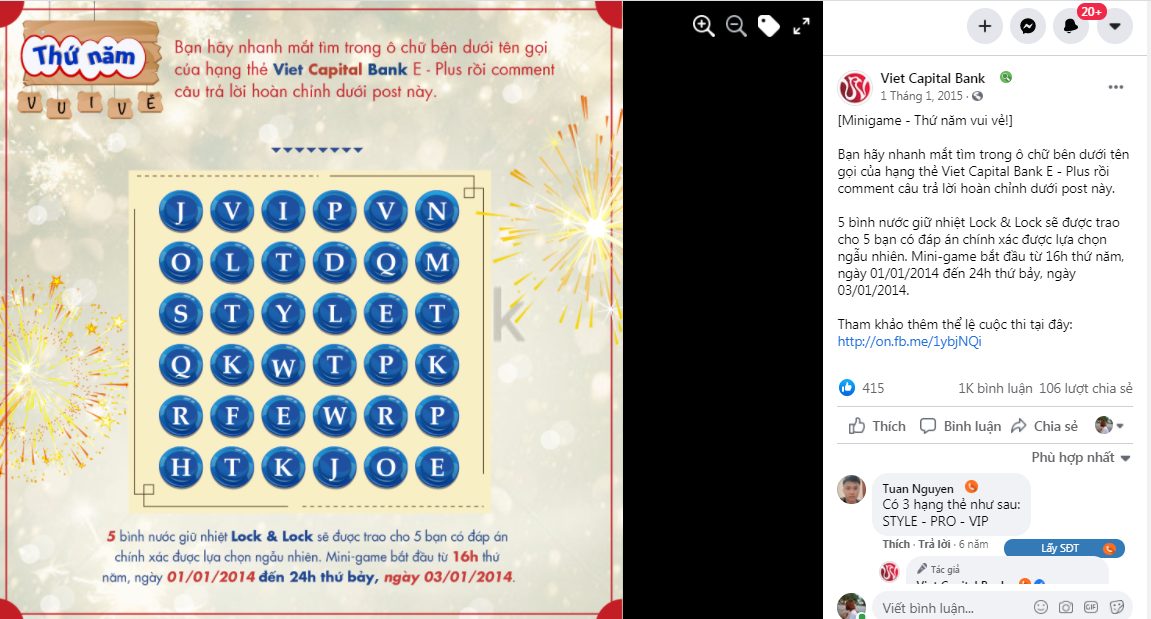 Cách tạo minigame facebook hay thu về tương tác khủng